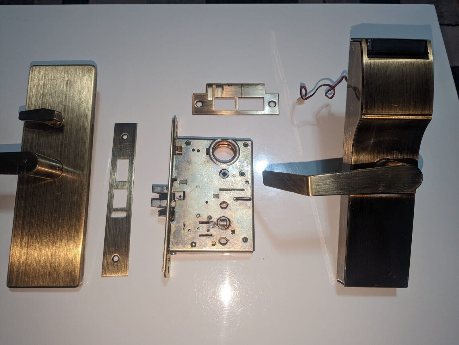 Onity Brushed Brass lock Complete | eBay