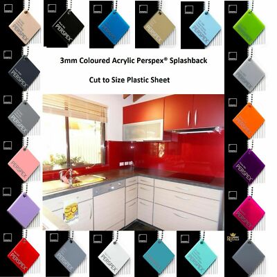Bathroom Splashback Shower Wall Decorative Perspex® Acrylic Panels 3mm ...