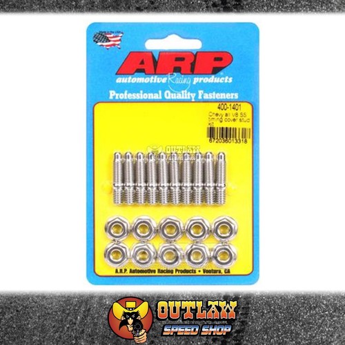 ARP TIMING COVER STUD KIT FITS SMALL BLOCK CHEV 6PT STAINLESS STEEL ...