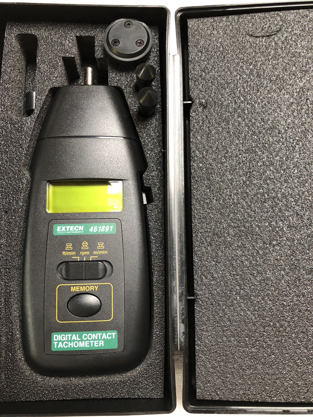 EXTECH 461891 Digital Contact Tachometer 0.5-20,000 RPM | eBay