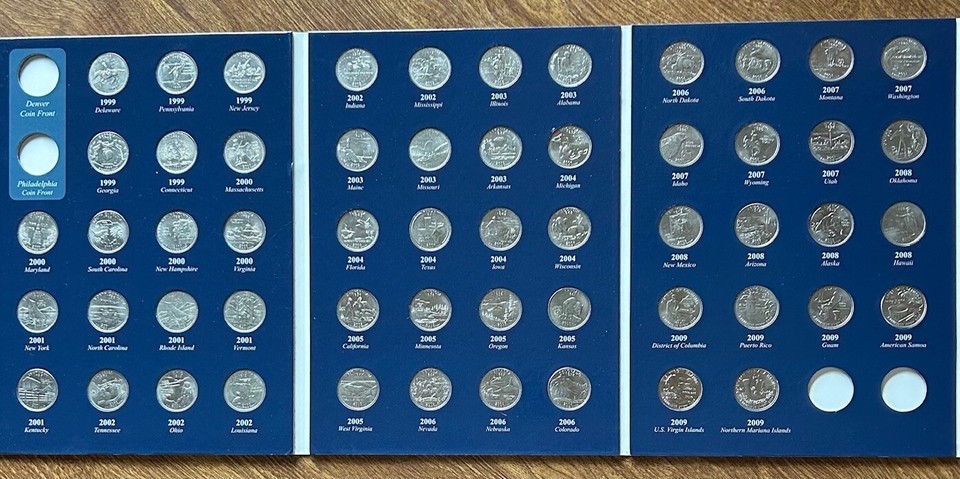 U.S. Complete State and Territories Quarter Set 1999 - 2009 Warman's ...