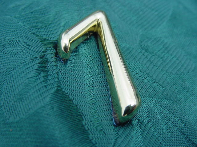 FORMULA BOAT EMBLEM GOLD # 7 FOR HULL SIDE OR DASH AREA CARS TRUCKS ...