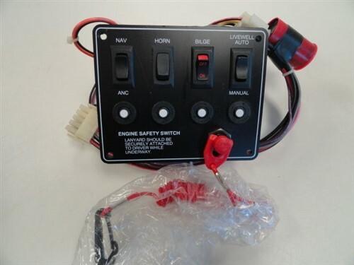 ENGINE SAFETY SWITCH / BREAKER PANEL W/ LANYARD BLACK 5 1/4" X 4 1/4 ...