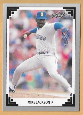 MIKE JACKSON SEATTLE MARINERS #452 - LEAF NM-MT 1991 | eBay