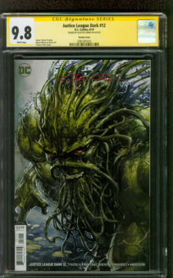 Justice League Dark 12 CGC SS 9.8 Crain Swamp Thing Variant 8/19 new ...