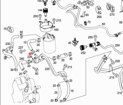 MERCEDES OM642 MORSETTO A MOLLA TUBO CARBURANTE OEM 0019915870 | eBay