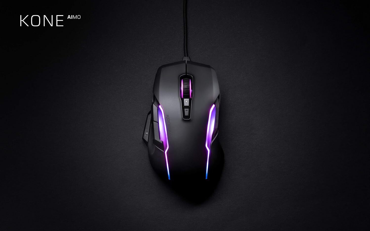 Roccat Kone AIMO PC Gaming Mouse, Optical Owl-Eye Sensor (100 to 16,000 ...