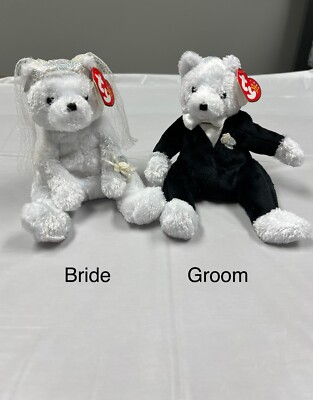 TY Bride and Groom Beanie Baby Bears; ORIGINAL. (First edition). | eBay