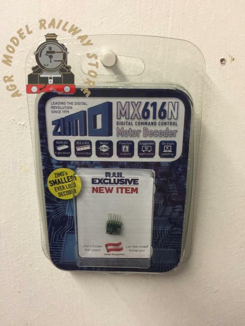Zimo MX616N 6pin 6 Function DCC Decoder for sale online | eBay