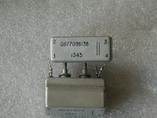 Electro Mechanical Filter Low Frequency 1343 Hz for Railways Equipment ...