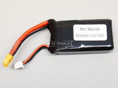 For FMS 7.4V 900MAH 2S LIPO BATTERY Pack 20C W/ XT30 Connector | eBay