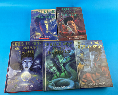 Lot 5 Charlie Bone Books 1 - 5 HC / Paperback Jenny Nimmo Children Red ...