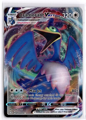 Pokemon TCG Cramorant VMAX 055/072 Shining Fates Ultra Rare | eBay