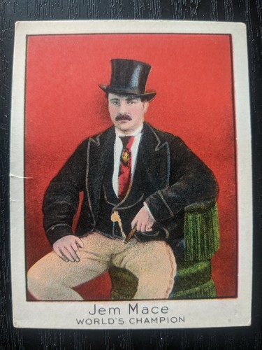 1910 T220 Mecca Prize Fighters Boxing Jem Mace HOF | eBay