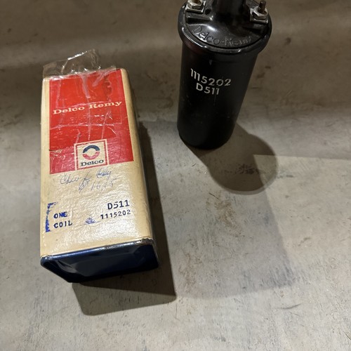 55 74 Chevy Ignition Coil GM NOS 1115202 Corvair Nova Vega Z28 Olds 69 ...