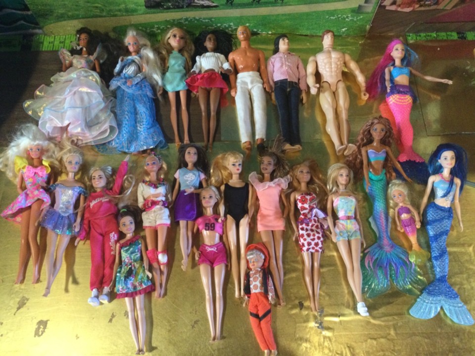 BARBIE DOLL LOT RETIRED BARBIES VINTAGE,RETRO,MERMAID DOLLS | eBay