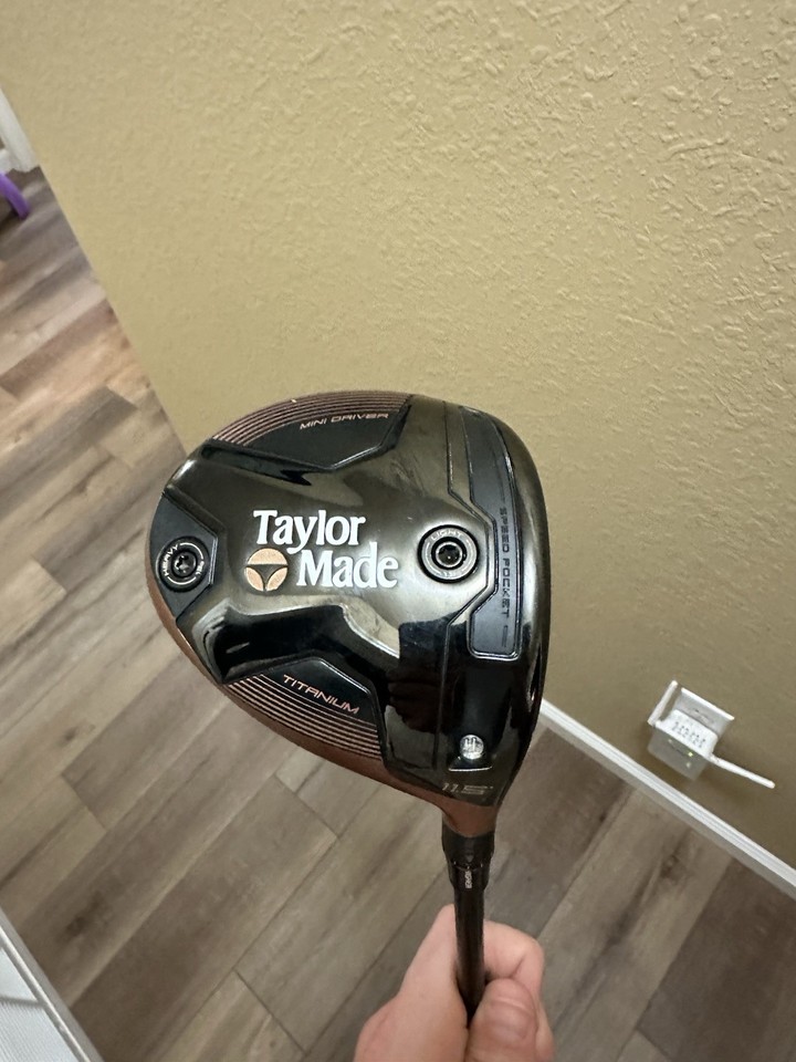 TaylorMade Mini Driver 11.5 Degree Stiff Flex Golf Club, MiDr PROTOA 65 ...