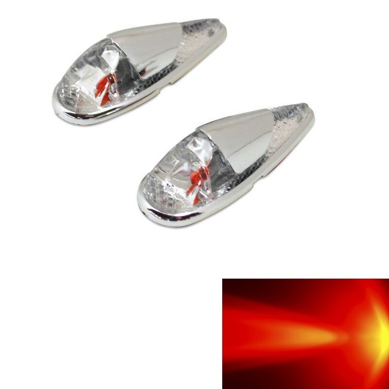 CHROME TEARDROP TURN SIGNAL INDICATOR AMBER BULB MOTORCYCLE MOTORBIKE ...