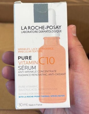100% orignal La Roche-Posay 10% Pure Vitamin C Serum 3337875660570| eBay