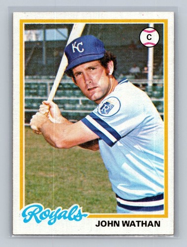 1978 Topps Baseball Card John Wathan #343 Royals | eBay