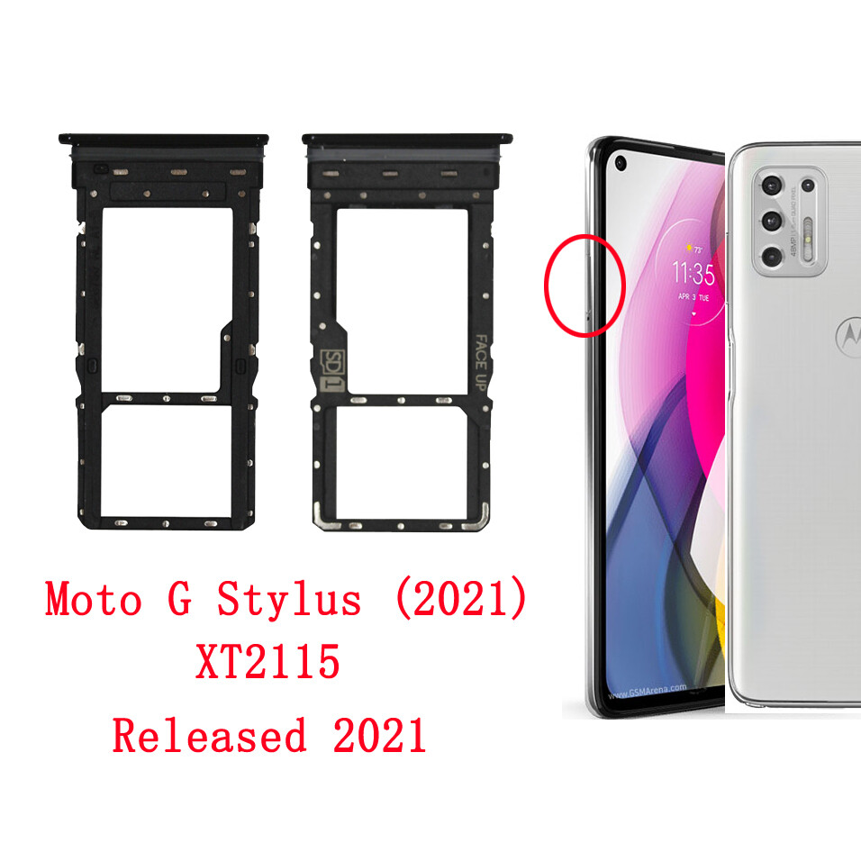 OEM Sim Card Tray Holder Slot + Pin For Motorola Moto G Stylus 5G 2020 ...
