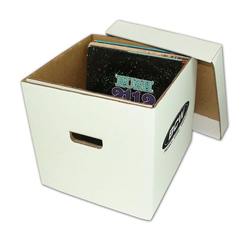 5 BCW Cardboard Record Storage Archive Box For 33 RPM 12" Vinyl LP ...