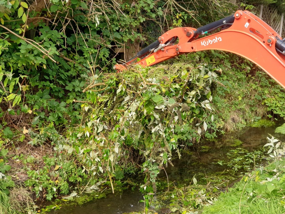 mini digger Hedge Cutter 1.2m , Hydraulic Finger Bar Mower | eBay UK