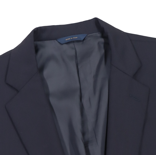 Men's 44 L Brooks Brothers 100% Estrato Wool Navy Blue Blazer Suit ...