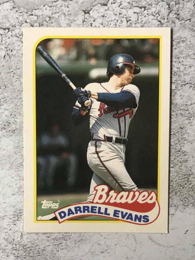 1989 Topps Traded -Darrell Evans 31T Atlanta Braves | eBay