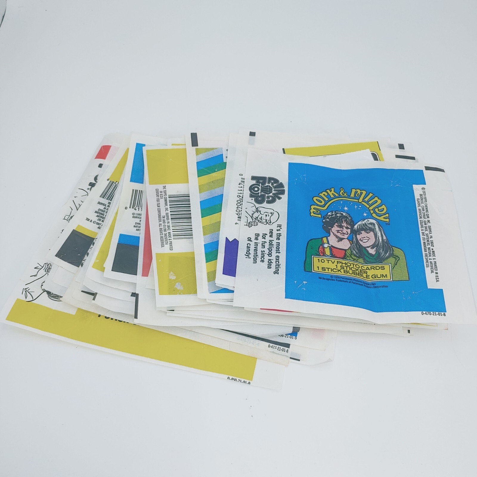 Lot of (57) Non-Sport Wax Pack Wrappers Alf Gremlins Knight Rider Alien ...