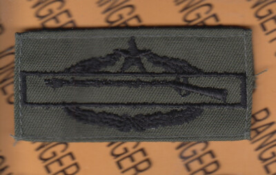 US Army Combat Infantrymans Badge CIB 2nd Award OD Green patch single ...