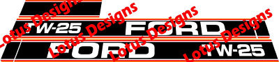 Ford TW series tractor stickers / decals (Latest Type) | eBay
