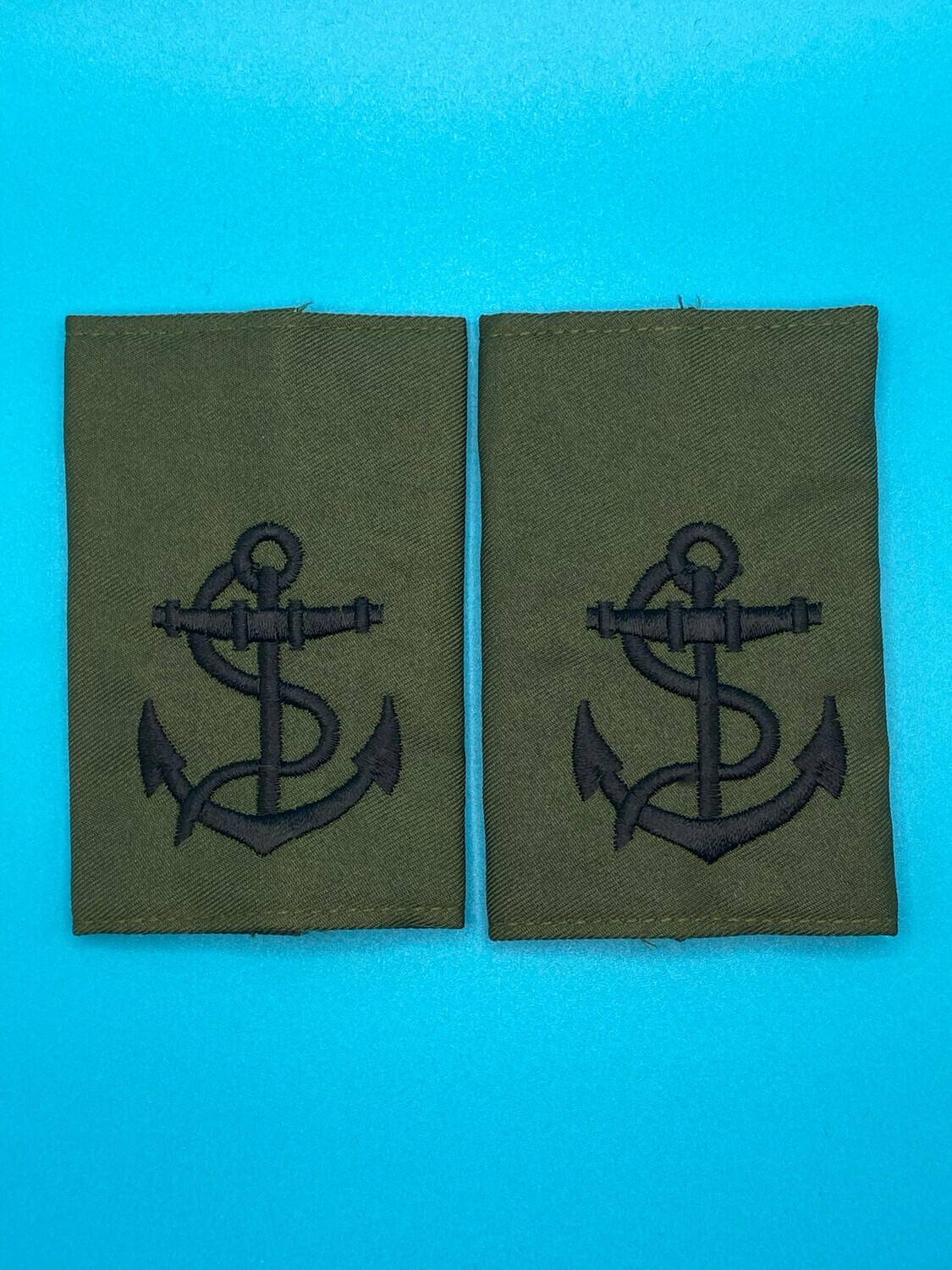 Pair: Royal Navy Rank Slides - Leading Hand LH Olive Green - CIIIR | eBay