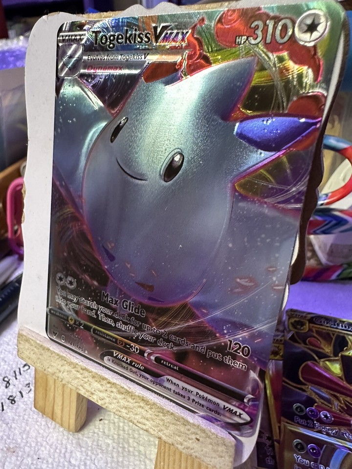Togekiss Vmax Shiny Holo Fan Art💥card Limited Edition Custom Card Ebay