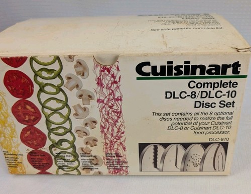Cuisinart Disc Set of 7 for DLC-8 or DLC-10 Cutting Grating Discs | eBay