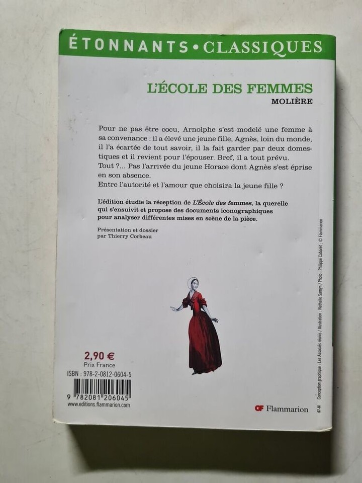L'École des femmes | Molière | GF Flammarion | Bon état | eBay UK