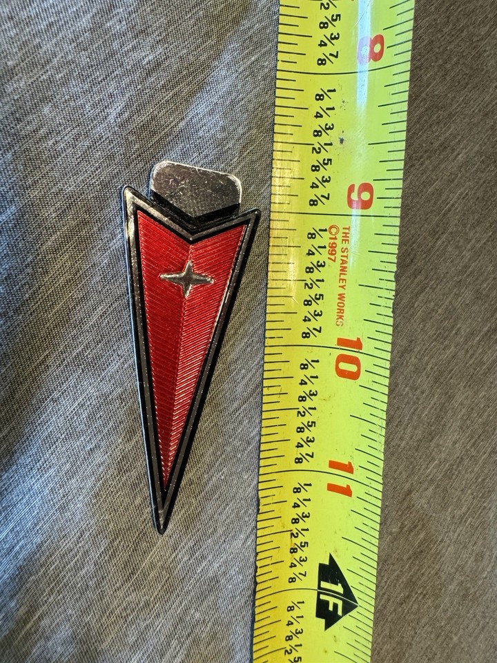 Vintage Original Part Pontiac Arrowhead Hexagon Emblem Badge Logo (1 ...