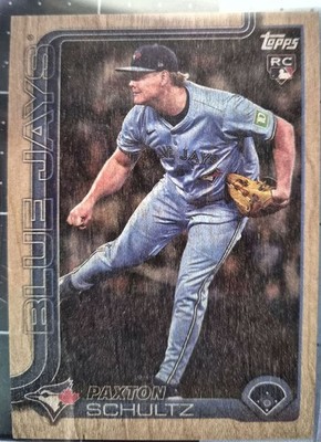 Topps 2025 Update Series Paxton Schultz #US350 Toronto Blue Jays Wood ...