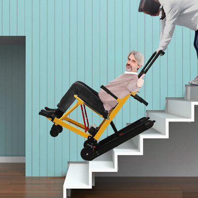 Portable Elderly Stair Lifting Climbing Wheelchair Lift Chair Motorized ...