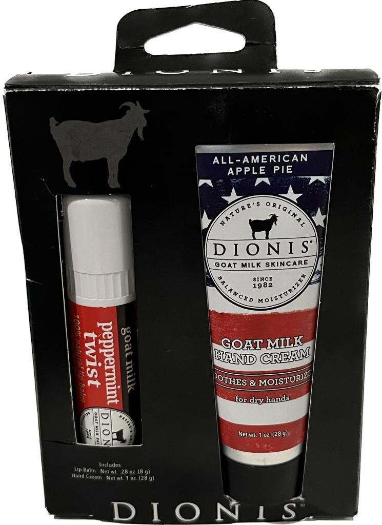 1 Duo Pack Dionis Goat Milk Skincare Gift Set W/ Lip Balm And Hand ...