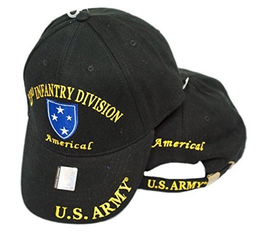 U.S. Army 23rd Infantry Division Americal Black Embroidered Cap Hat | eBay