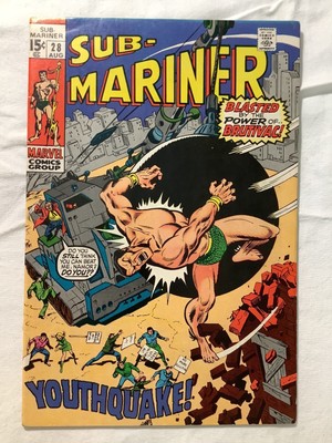 Sub-Mariner #28 Buscema 1st Sam & Jerry Westman Lady Dorma Diane Arliss ...