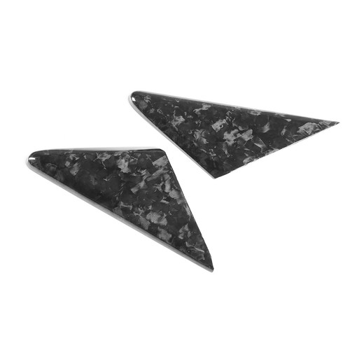 Real Forged Carbon Fiber Inside A-Pillar Triangle Cover Fit for Porsche ...
