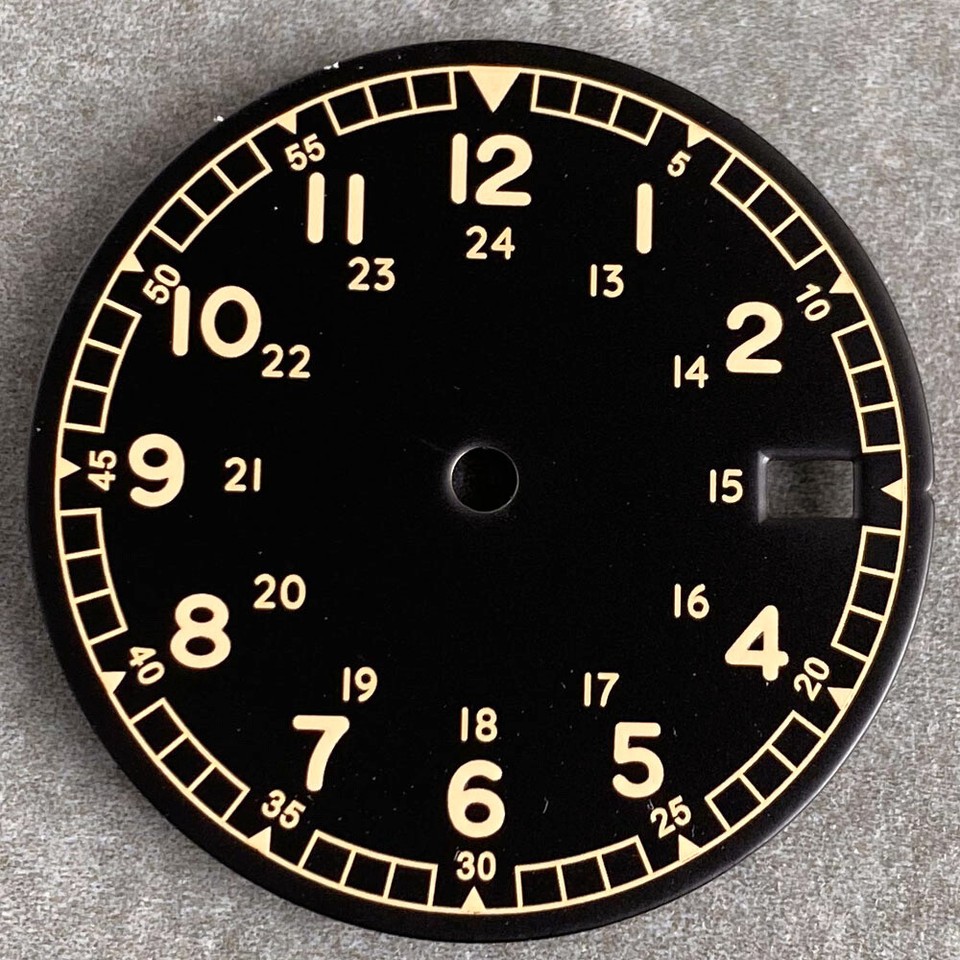 Pilot Watch Dial Face for NH35 NH36 NH38 NH70 NH71 NH72 Movt Luminous ...
