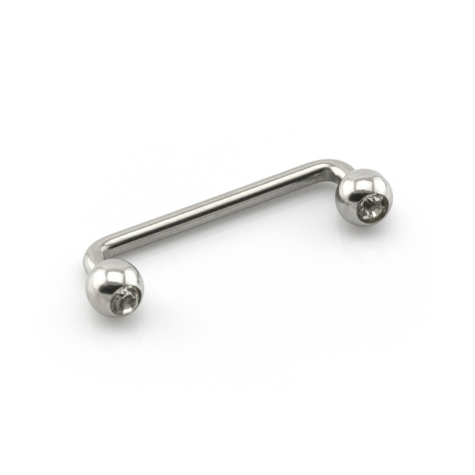 Staple Surface Piercing Barbell Bar 1.2mm(16g) 1.6mm(14g) Surgical ...