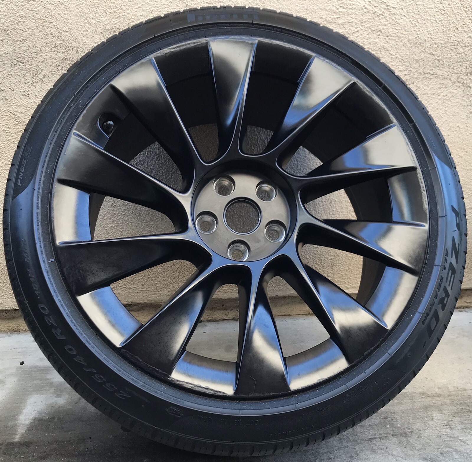 (1) OEM 20” TESLA MODEL Y FACTORY ORIGINAL INDUCTION WHEELS RIM TIRE | eBay