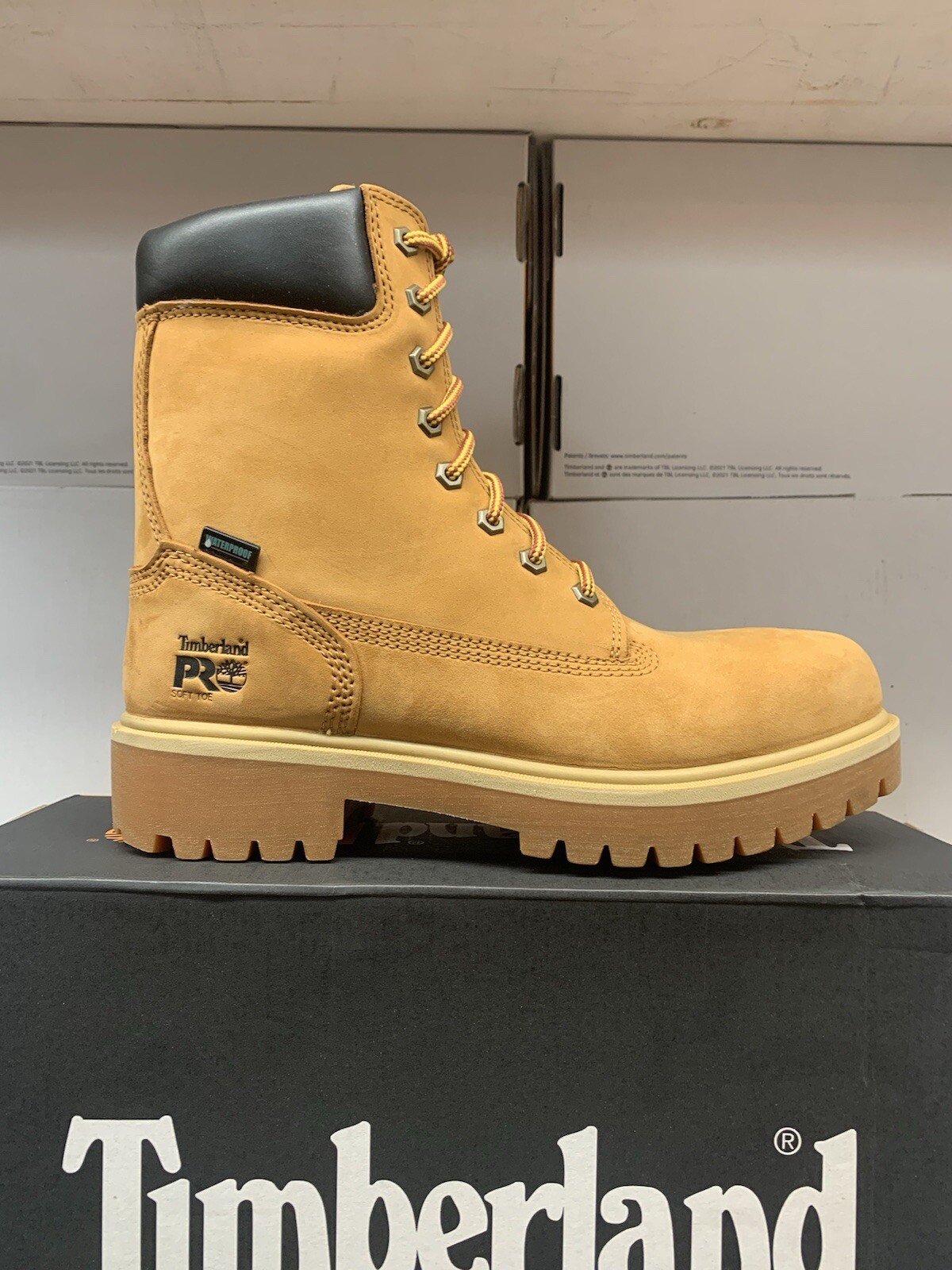 TIMBERLAND 26011 Direct Attach Men's NEW 8 inch Waterproof Medium Width