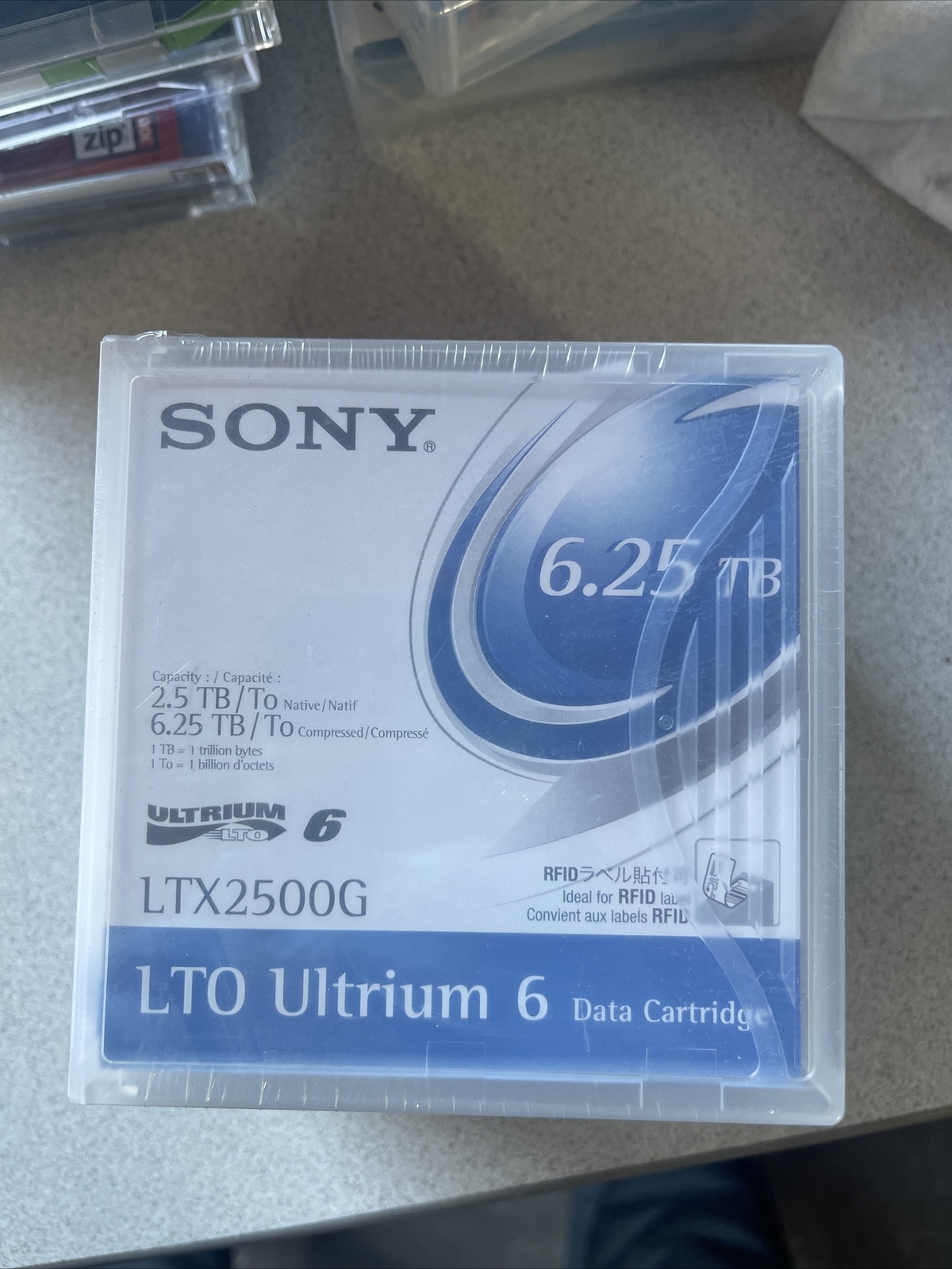 New Sony LTX2500G 2.5TB LTO Ultrium 6 Data Cartridge Lot 3 27242861725 ...