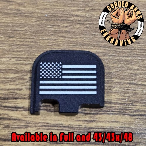 Flag Series - Glock Rear Slide Plate Back Plate for Full Sized Glocks ...