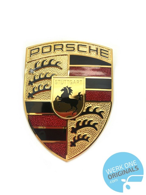Porsche 986 Boxster Bonnet Badge Emblem Logo 99655921101 E1d3 for sale ...
